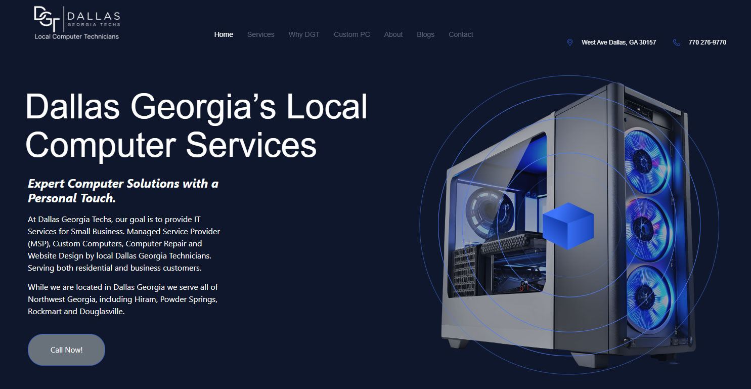 Affordable Website Design Dallas GA | NW Georgia | WebSGA